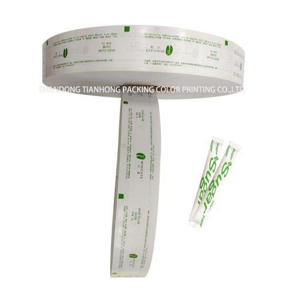Quality Moisture Proof Sugar Salt Pepper Sticks With Food Grade PE Coated Printing Paper for sale