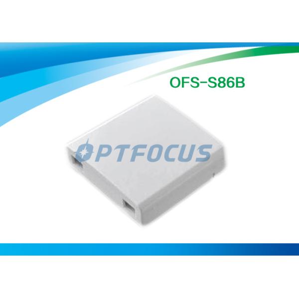 Quality Indoor Mini Fiber Termination Box Optical Socket 0.2dB 90% Working Humidity for sale