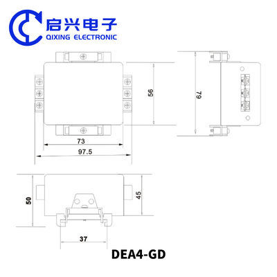 Quality DEA4-GD Rail Series EMI Filter 3A-20A Single Phase High Performance Power Filter for sale