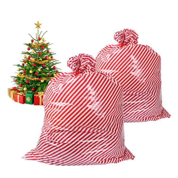 Quality 36x56inch 30 Microns Custom Plastic Gift Bags Christmas Present for sale