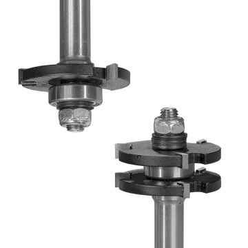 Quality CNC Router Bits Installed Tongue and Groove Bits for sale