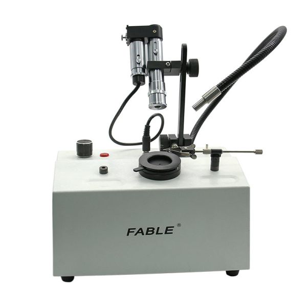 Quality Table Spectroscope with Scale pf 400 - 700 nm and Optic Fiber Light FTS-50 for sale