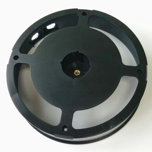 Quality Black Outdoor Injection Molding Plastic Electronic Parts 20~60 HRC For Solar Energy for sale
