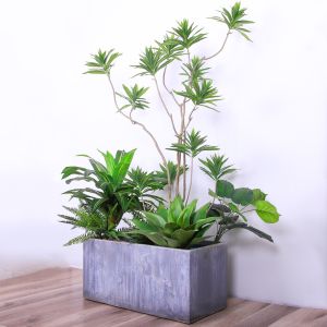 Quality Natural Wood Artificial Landscape Trees Lily Bamaboo For Decor Evergreen No for sale