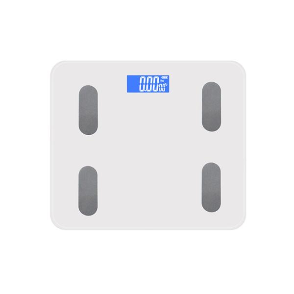 Quality Rectangle Shape 0.1KG / 0.2LB Division Bluetooth Body Weight Scale for sale