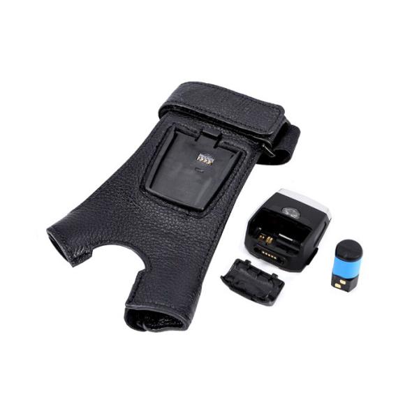 Quality Mini Finger Trigger Glove Barcode Scanner With Bluetooth Charging Cradle for sale