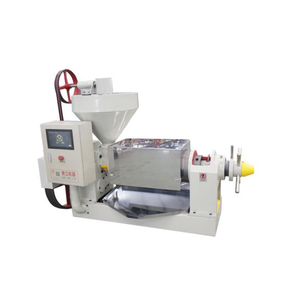 Quality QINGJIANG Industrial Sunflower Cold Oil Press Machine With Electrical Cabinet for sale