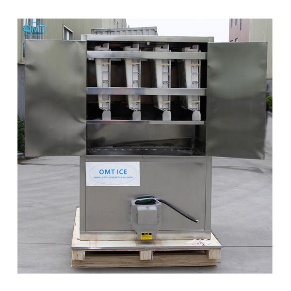 Quality Single Phase Large Cube Ice Machine Electric Control 1 Ton Tube Ice Machine for sale