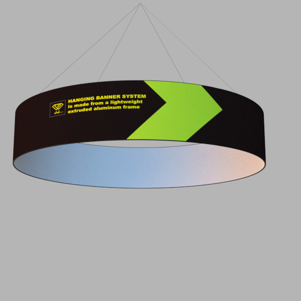Quality 8FT 10FT Trade Show Hanging Banner Fence Mesh Trade Show Ceiling Banners for sale