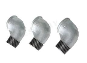 Quality Banded Galvanized Bend Malleable Iron Pipe Fitting 6 Inch for sale