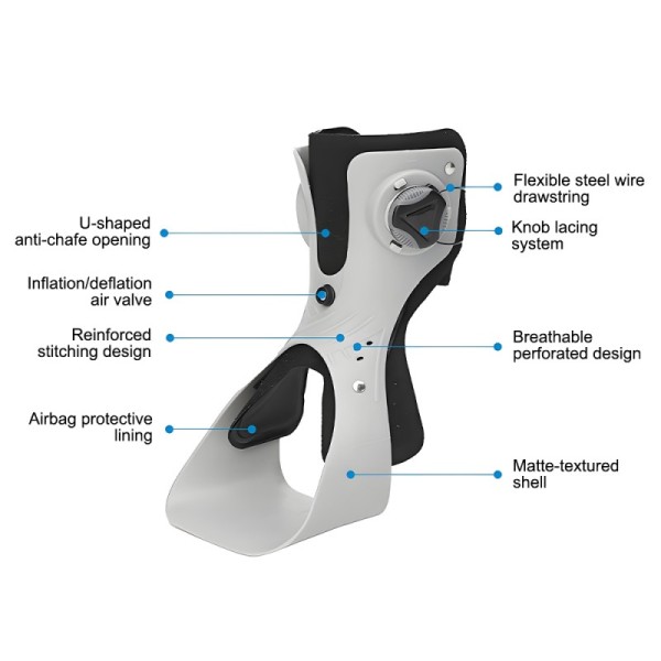 Quality Adjustable Airbag Ankle Support Brace Ankle Fixation Brace for sale
