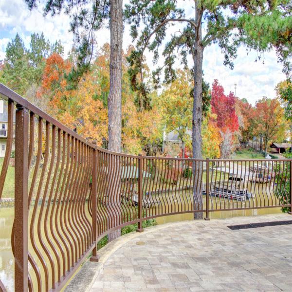 Quality Custom Aluminum Railing with Sanding Galvanized Surface Treatment for sale