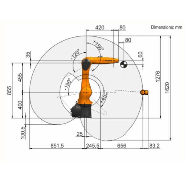 Quality KUKA KR 6 R900 Industrial Collaborative Robots 6 Axis With KRC4 Controller for sale