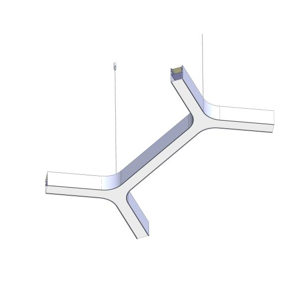Quality Branch Linear Suspension Lighting Customized LED Light For Office And Home for sale