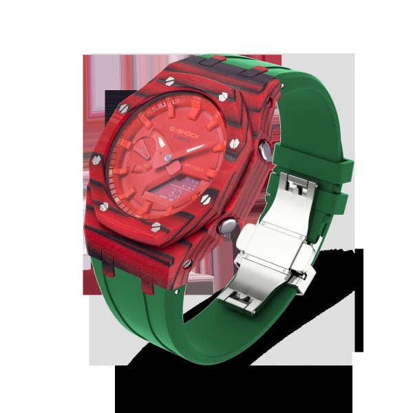 Quality Fold Over Clasp Type Casio Digital Metal Case Casio G Shock Watch Case for sale