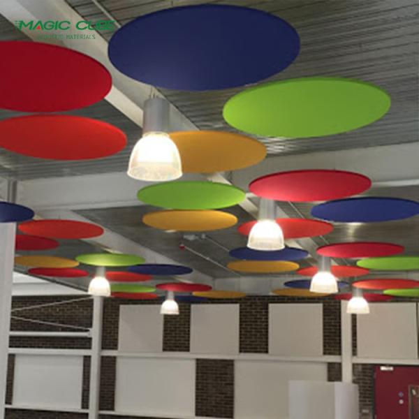 Quality 3700G/M2 Density Acoustic Ceiling Cloud Heat Insulation And Dustproof for sale