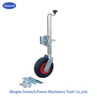 Quality Galvanised 500lbs Marine Swivel Trailer Jack With Pneumatic Wheel for sale