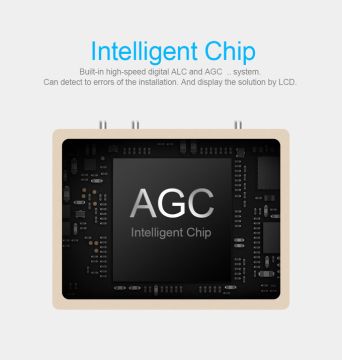 LCD Display 2G 3G 4G Dual Band Repeater 1800/2100MHz Cellular Signal Amplifier Kit 5