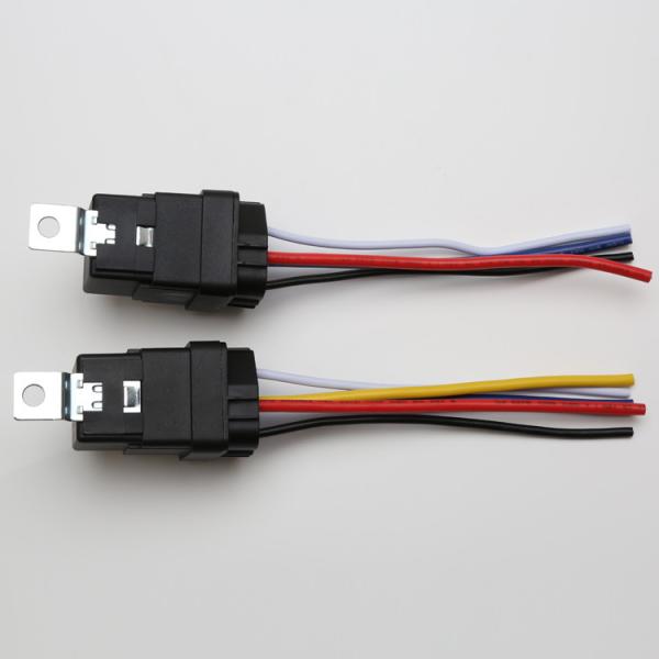 Quality 5 PIN SPDT JD2912 Car Relay 24V 12V 40A with Harness Sockets for Truck for sale