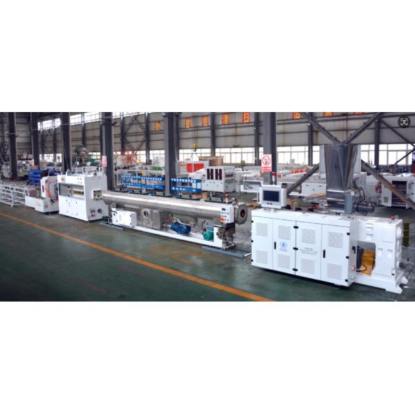 Quality Stable Quality 3''- 4''PVC Pipe Production Line With HYZS65/132 Conic Twin Screw for sale