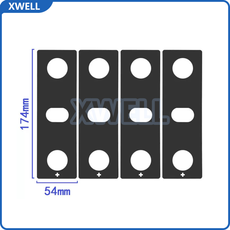 Quality Flame Retardant PC Mylar Sheet Die Cut Insulator for Square Cylindrical Battery Cell for sale