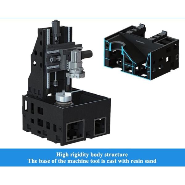 Quality High Cost Performance T6 CNC Machining Lathe Metal Turning Center SMTCL Vertical for sale