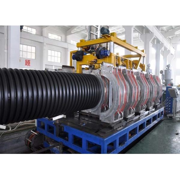 Quality Helical Gear 600kg/H 800mm HDPE DWC Pipe Machine for sale