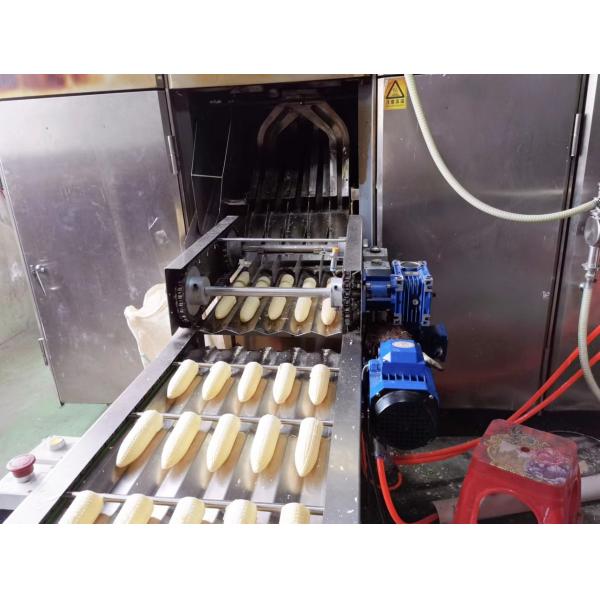 Quality Stain Steel 12000pcs/H wafer Cone Making Machine PLC Controlled for sale