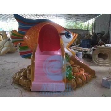 Quality Commercial Mini Pool Slide Fiberglass Water Park Pool Slide Anti Static For for sale