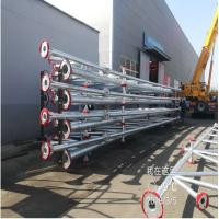 Quality Hot Dip Galvanized Steel Space Frame Truss S355JR Decoiling Rigid for sale