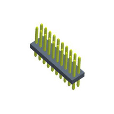 Quality 1.27mm Pin Header Dual Row Straight Right Angle Polyester Insulator for sale