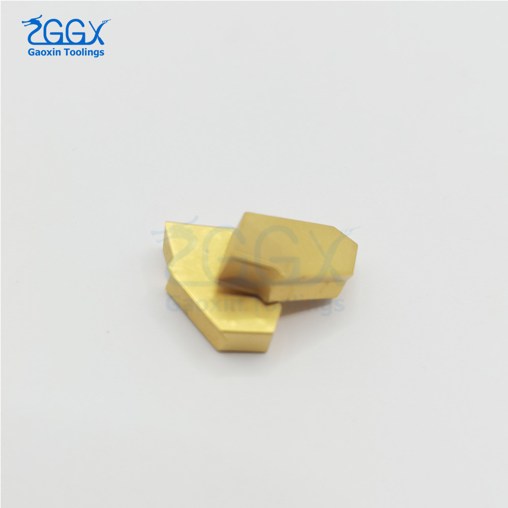 Quality Golden CNC Lathe Parting And Grooving Inserts for sale