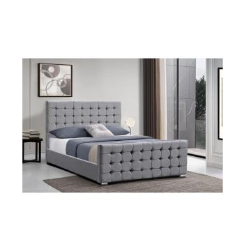 Quality 4ft Linen Fabric Upholstered Bed Frame Queen Size for sale