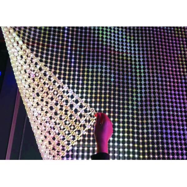 Quality DC5V Foldable 50mm Led Grid Screen Indoor SMD3535RGB for sale