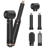Quality 5 in 1 Black Gift Box Hair Dryer One Step Professional Negative Ion Multi for sale