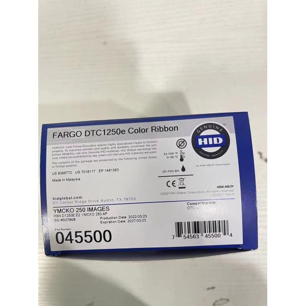 Quality Original 045500 YMCK Ribbon for DTC1250e Business ID IC Card Printer Performance for sale