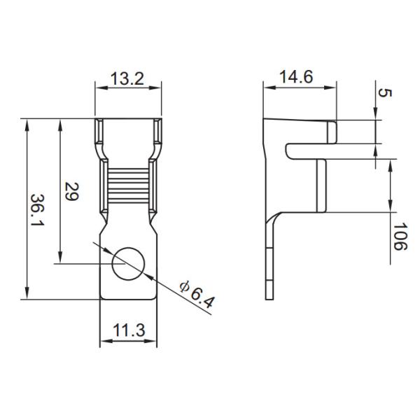 Quality Forging Brass Cable Lug Terminal Wire Ring Terminal Connectors ST441-6.5M4 for sale