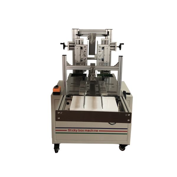 Quality Semi Automatic Hand Push 400L Per H Sticky Box Packing Machine for sale