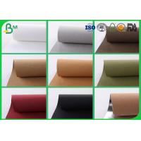 Quality Colorful Washable Kraft Paper Fabric , 150CM Reinforced Kraft Paper For Present for sale