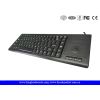 china Plastic Industrial Computer Keyboard With Function Keys And Integrated Trackball