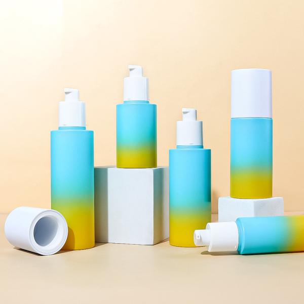 Quality 50ml Plastic Cosmetic Bottle Lotion Pump Containers For Dropper Bottles for sale