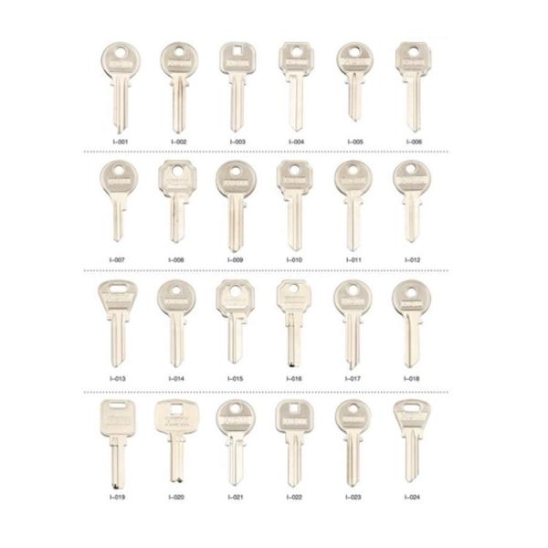 Quality Car Key Fob Compatible Magnetic Metal Door Key Plastic Blank Keys with for sale