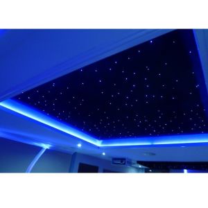 RGB Lights 7 Colors Magnetic Star Ceiling Panels Polyester Fiberboard ...