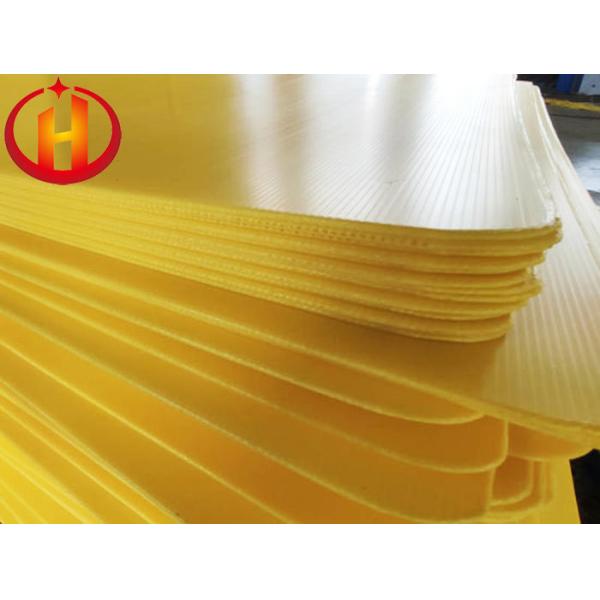 Quality Custom Non Toxic Durable Yellow Correx Sheets Fireproof for sale