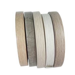 Quality Waterproof Eco Friendly PVC Edge Banding Tape for Furniture with 0.4mm-3mm for sale