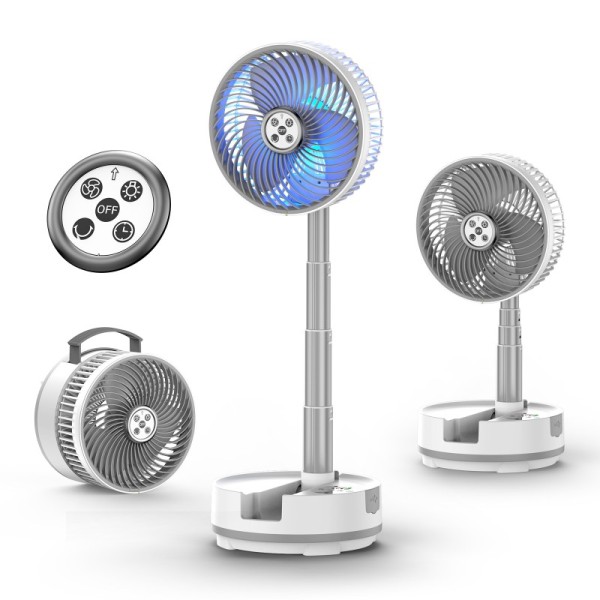 Quality Socool Fan 20000MAh 9 Modes Stretchable 8h Timing Fan Remote Control Camping Adjustment Desk Mini Fan for sale