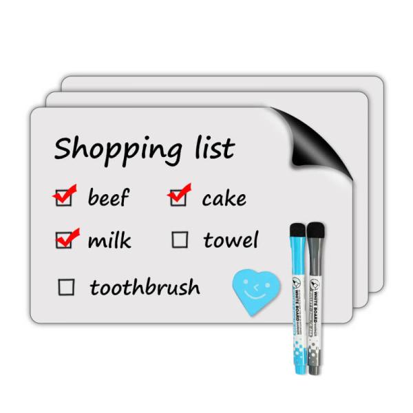 Quality Soft Whiteboard Magnetic Monthly Calendar For Fridge Removable Reusable for sale