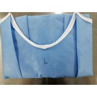 Quality S-3XL SMS Disposable Medical Gowns Class II Ultrasonic Disinfecting for sale