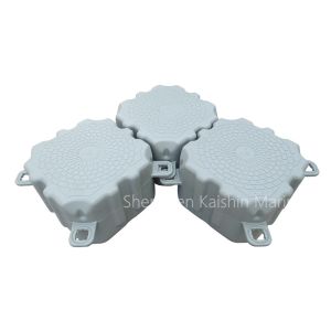Quality HDPE Modular Plastic Floating Dock EPS Foam Filled For Jetski Pontoon Jetty Dock for sale