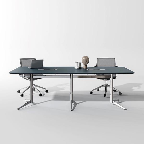 Quality 4 Person Conference Room Table Set Melamine W1800mm Stain Resistant for sale